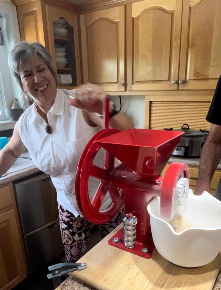 Milling Wheat Berries for Whole Wheat Bread – Cozy Kitchen Wood Stove
